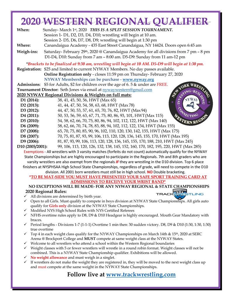 2020 Western Regional Qualifier