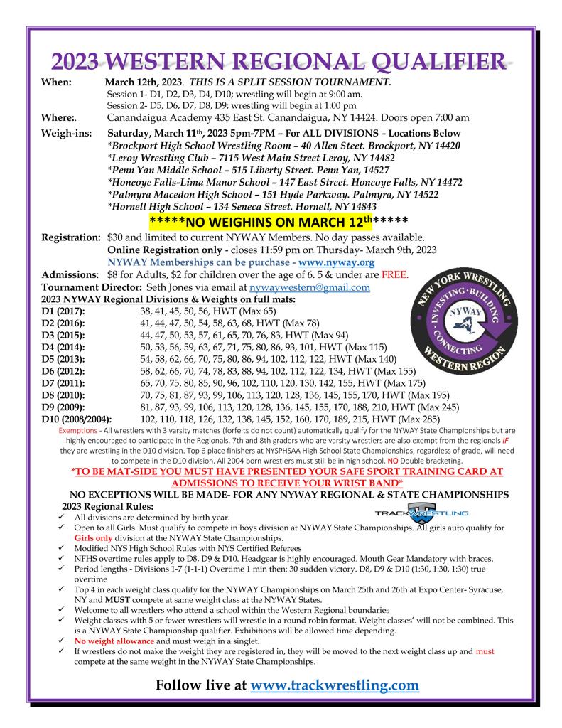 2023 Western Regional Qualifier