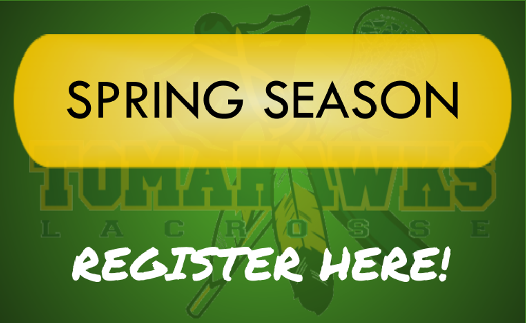 2026 Tomahawks Spring Registration
