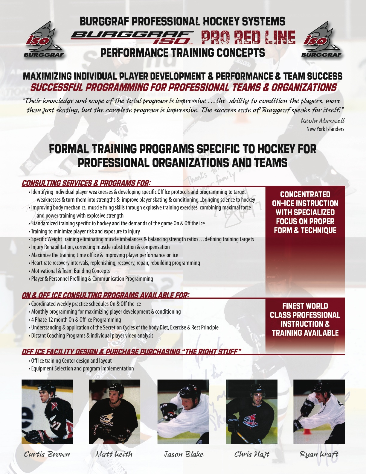 PRO ISOtm Total On & Off Ice Integrated Program
