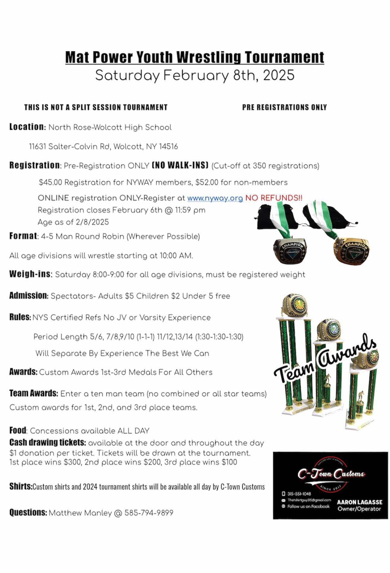 Mat Power Youth Wrestling Tournament