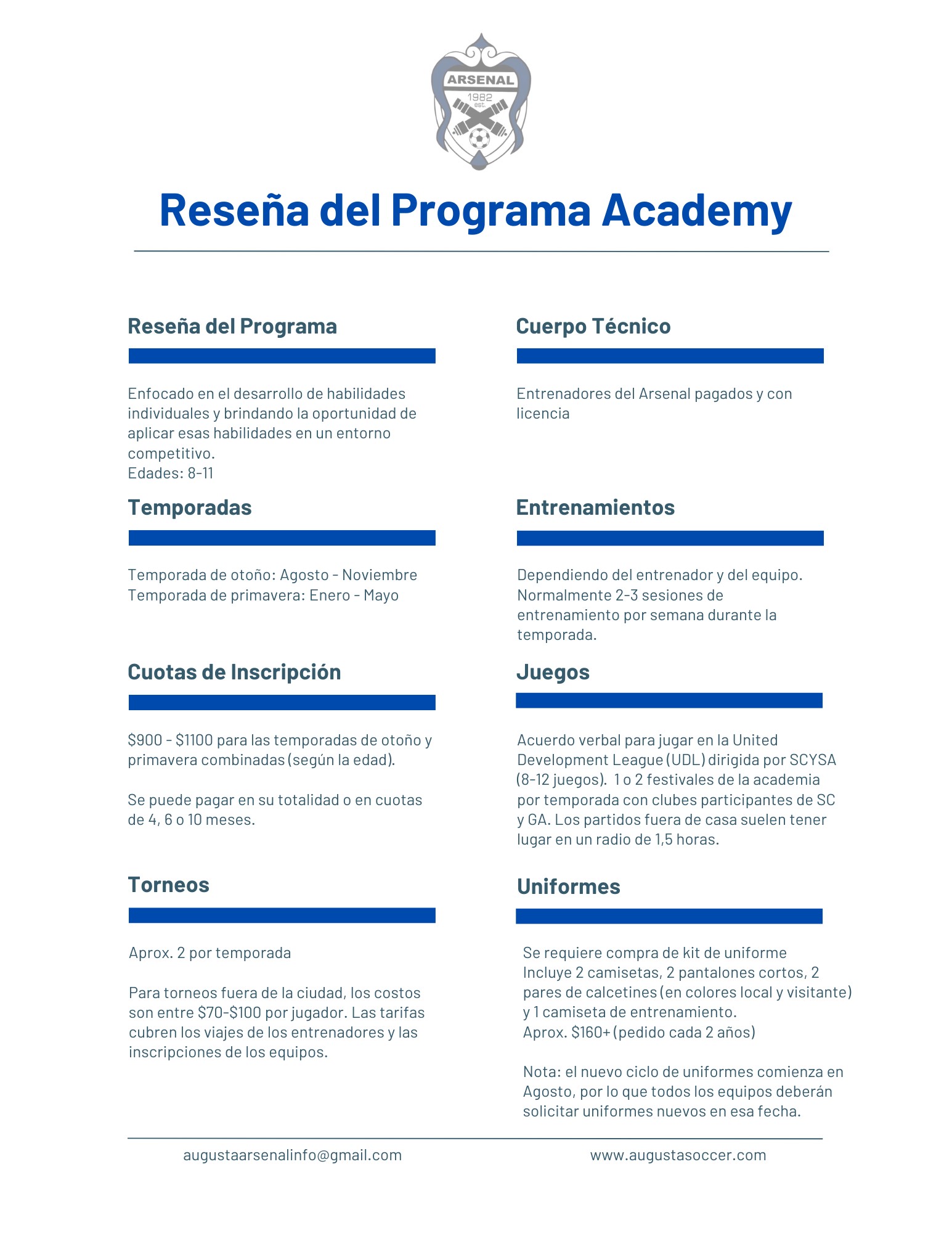 Academy Program
