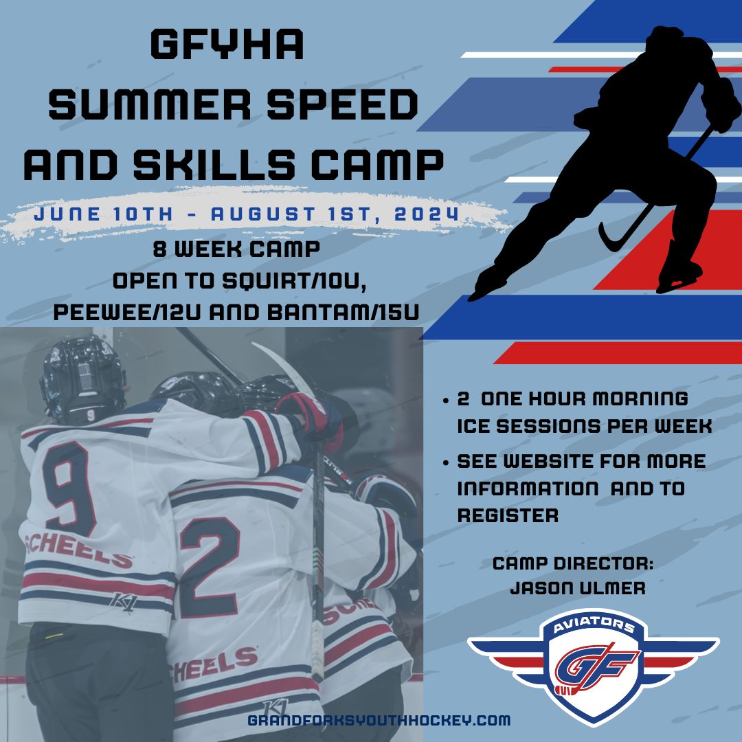 Welcome | 2024 GFYHA Summer Speed and Skills Camp | Grand Forks Youth ...