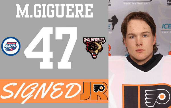 Maxime Giguere signs letter of intent with Whitecourt Wolverines in the ...