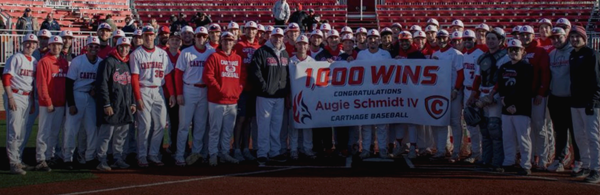 Carthage's Augie Schmidt Gets 1000th Career Victory