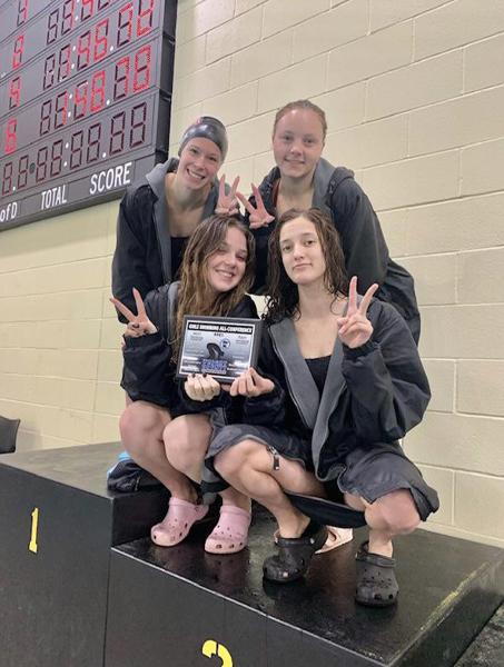 MWHF Girls Swim Takes Third at WCC Championships