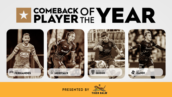 USL Championship announces Finalists for Comeback Player of the Year ...
