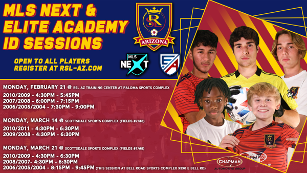 Register: MLS Next & Elite Academy ID Sessions