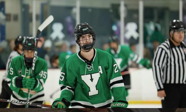 After three JV seasons, Noah Hughes is now “A” York varsity forward, leader