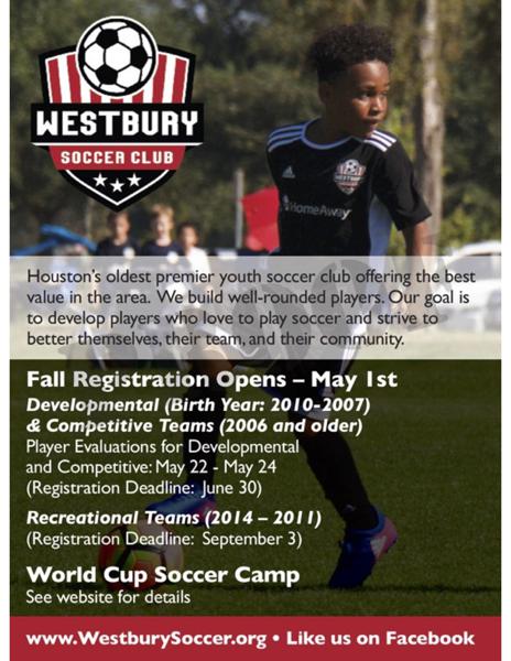 FALL 2018 SEASON - REGISTRATION IS OPEN!