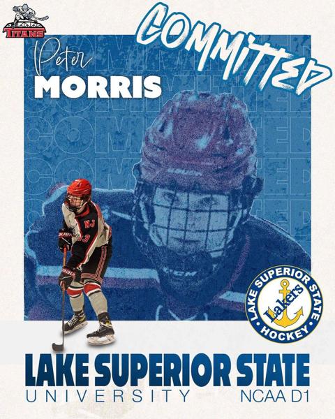 NJ Titans' Ladder of Success Continues: Peter Morris Commits to Lake Superior State