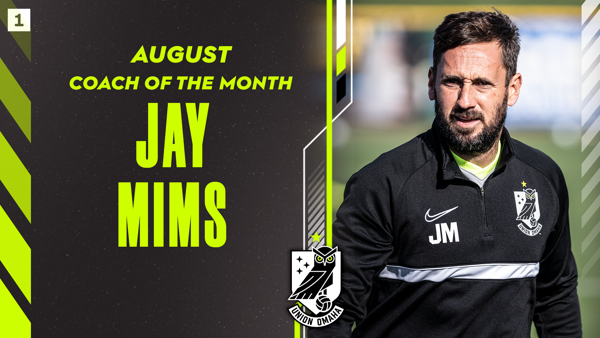 Omaha’s Jay Mims Named League One Coach of the Month for August