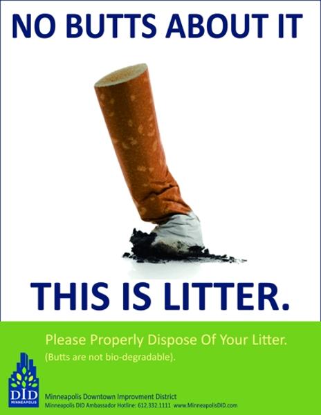 No Butts About It, This Is Litter