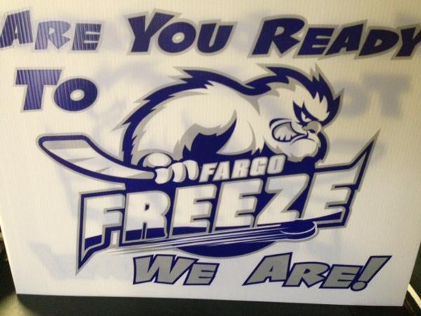 Freeze Yard Signs-Decals