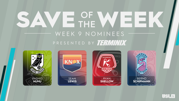 USL League One Fans’ Choice Save of the Week – Week 9