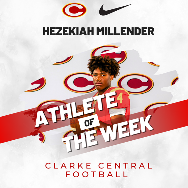 Hezekiah Millender is your Student Athlete of the Week!