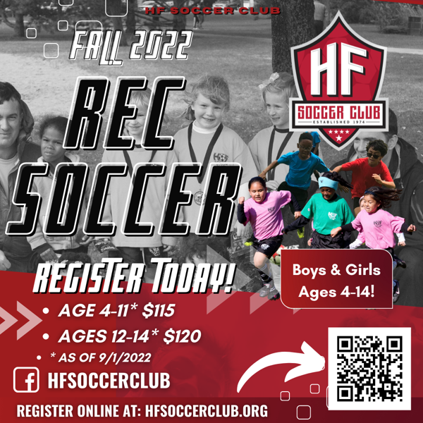 Fall Rec Soccer!
