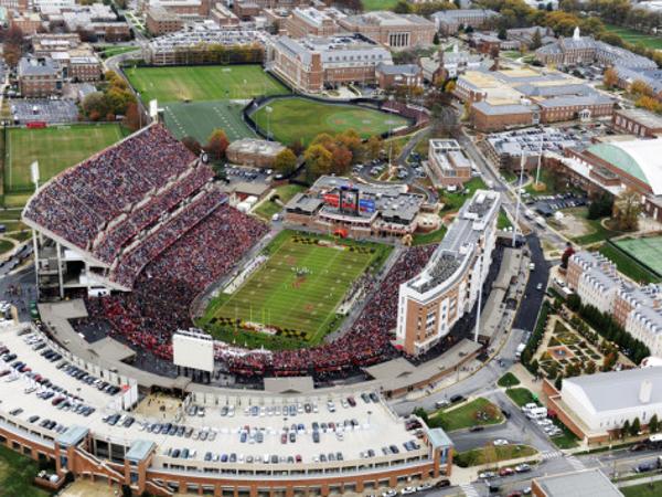 Aerial view of all the B1G stadiums. : r/CFB