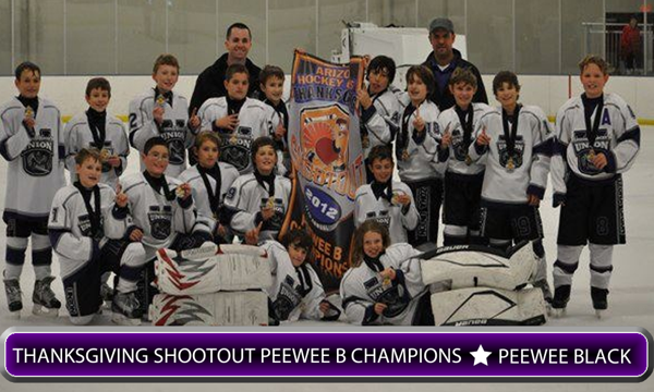 AHU Peewee Black - THANKSGIVING SHOOTOUT CHAMPIONS