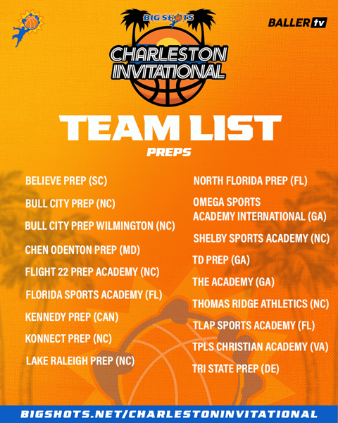BIG SHOTS Charleston Invitational Post-Grad Team Preview
