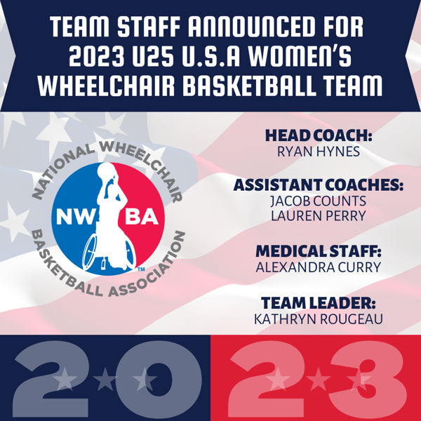 NWBA Announces Staff for 2023 IWBF Women’s Under 25 Wheelchair ...