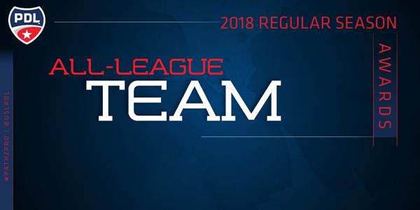 2018 PDL All-League Team and Awards