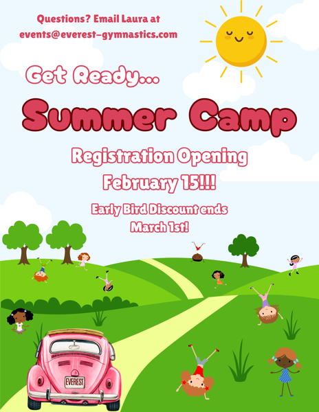 Summer Camp Registration Opening Soon!