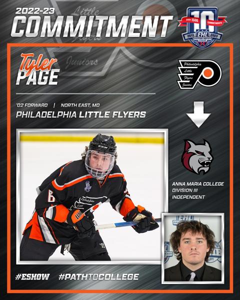 EHL: Page makes NCAA commitment to Anna Maria College
