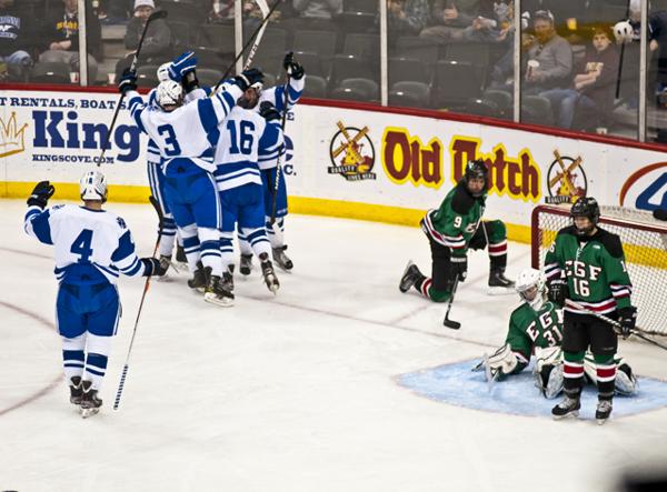 Cadets unload on Green Wave