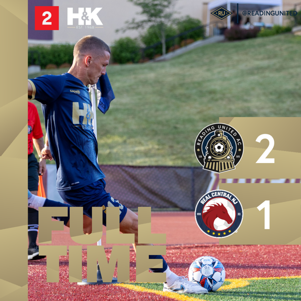 Reading United AC Men Rally Past RCNJ, 2-1