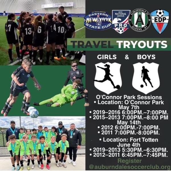 Fall 2025/Spring 2026 Travel Team Tryouts