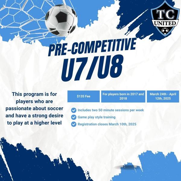 Spring Pre-Competitive U7/U8