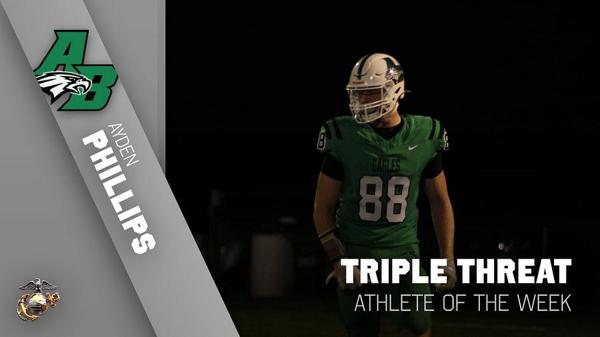Triple Threat Athlete of the Week: Ayden Phillips, Almond-Bancroft