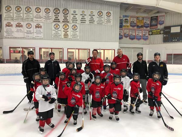 Skating with the Caps