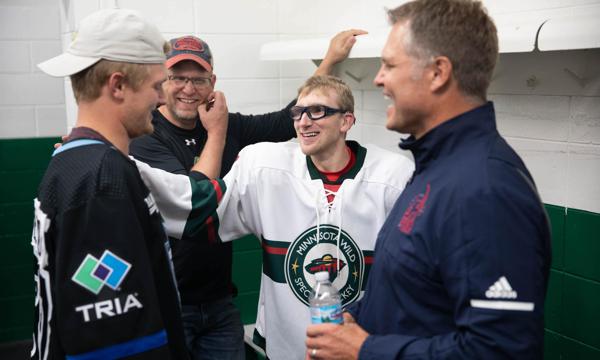 Minnesota Special Hockey Players Skating With NHLers Is About More Than ...