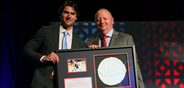 Cutter Gauthier’s Historic Season Earns Him Multiple Annual Awards