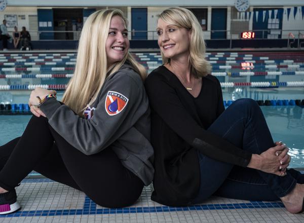 Swim records at Coon Rapids pool are a mother-daughter thing