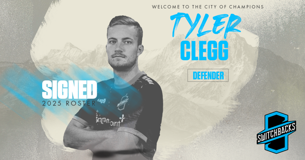 Colorado Springs Switchbacks signs defender Tyler Clegg