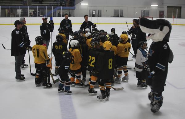 SHARKS PLAYERS TO VISIT OAKLAND ICE CENTER