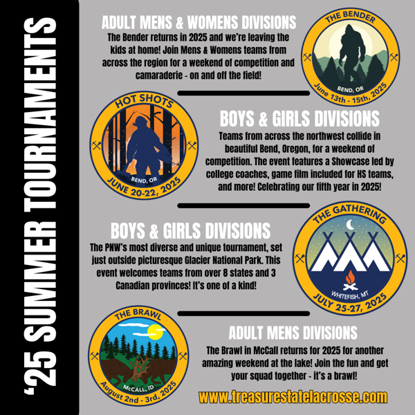 2025 Summer Tournaments