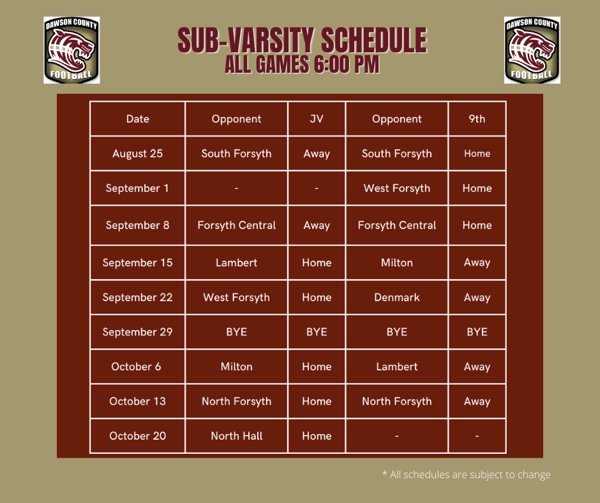 JV game added to schedule