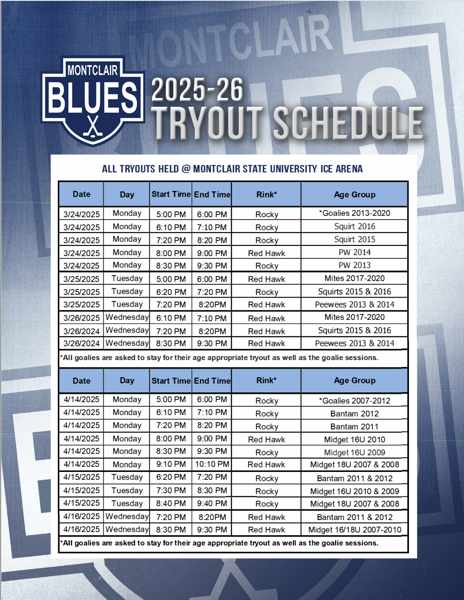 2025/2026 Tryout Registration is now open