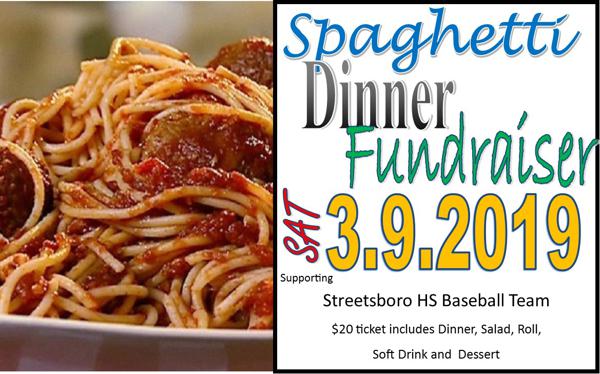 SHS Baseball Spaghetti Dinner Fundraiser - 3.9.2019