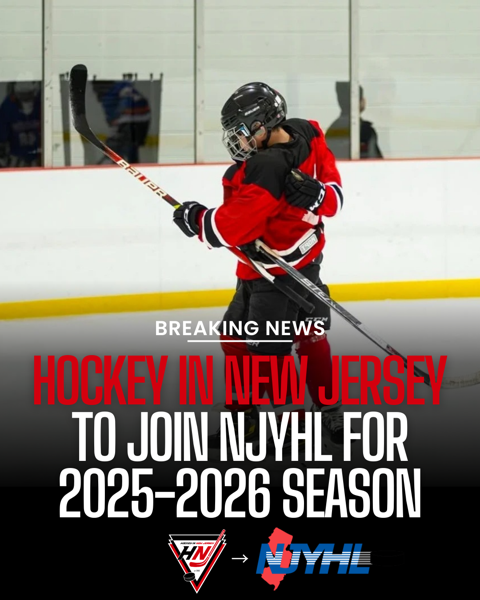 Hockey in New Jersey to Join NJYHL for 2025-2026 Season