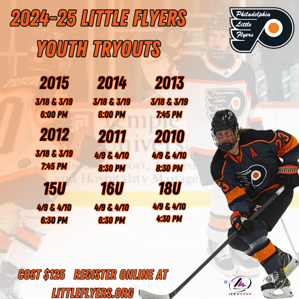 Little Flyers Announce 2024-25 Tryout Dates