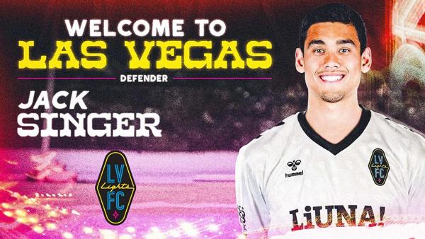 Las Vegas adds defender Jack Singer to squad