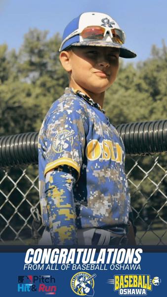 Oshawa Legionaire Liam Collette Headed to the MLB World Series!