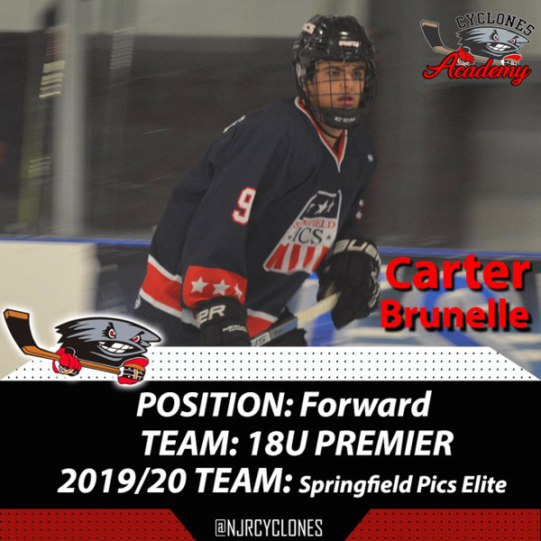 Cyclones Academy 18U Premier Adds Carter Brunelle