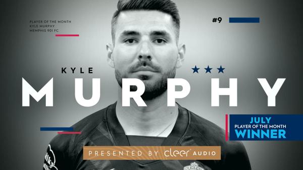 Memphis’ Kyle Murphy Voted Championship’s Player of the Month