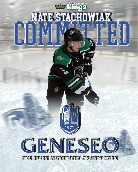 NCDC Captain Nate Stachowiak Commits to SUNY Geneseo!